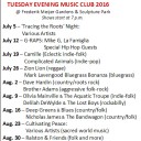 Tuesday Evening Music Club 2016 series boasts regional stars