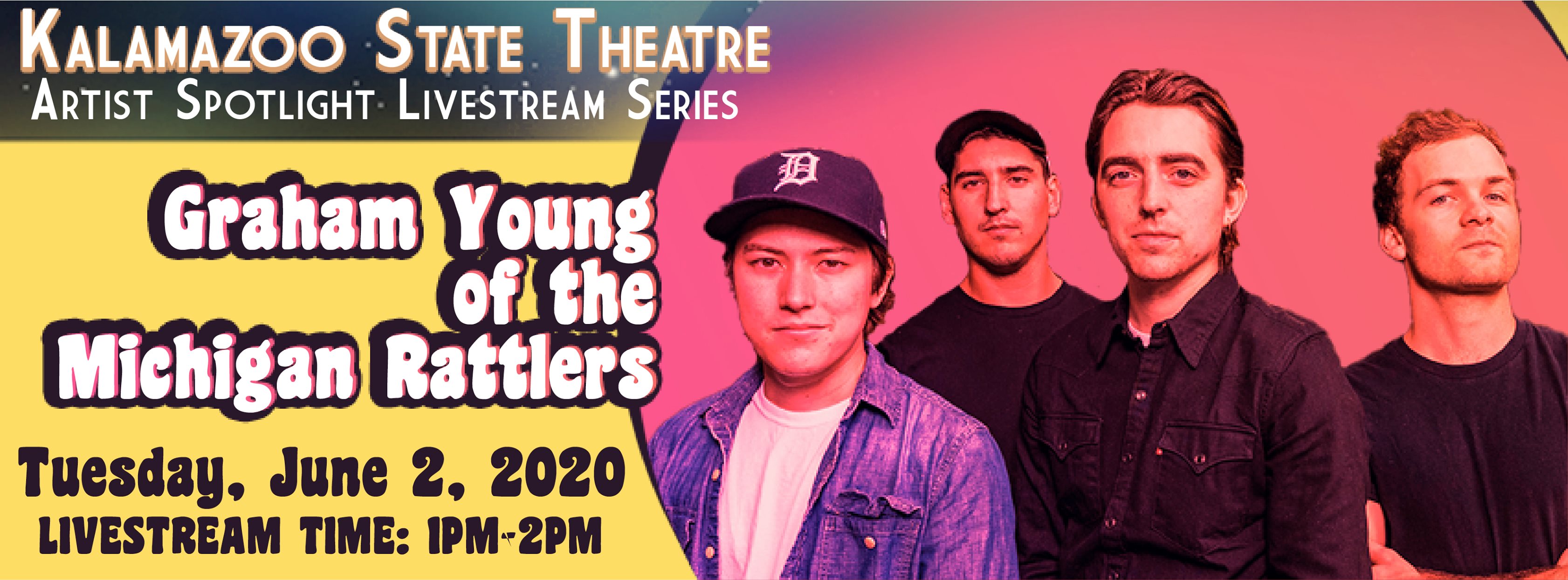 Graham Young of the Michigan Rattlers: Kalamazoo State Theatre Live ...