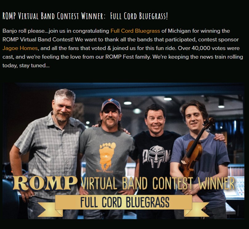 Full Cord adds banjo, collaboration for dynamic bluegrass vibe - Local ...